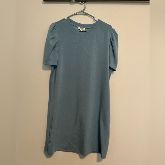 Cynthia Rowley | Dresses | Cynthia Rowley Slate Blue Dress Short Sleeve ...